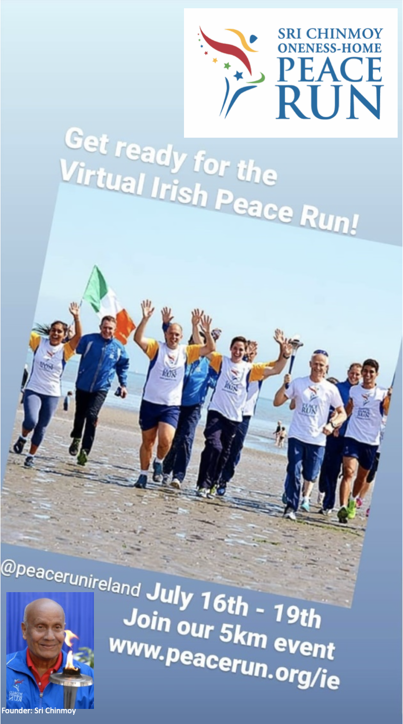2020 Virtual Peace Run in Ireland - welcome! | The Sri Chinmoy Oneness ...